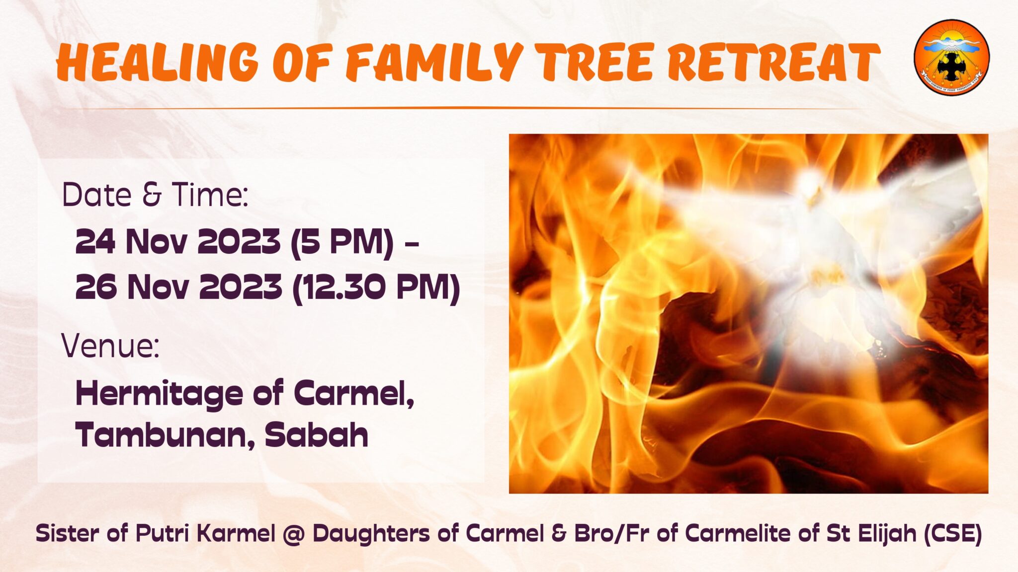 Healing of family tree retreat – Catholic Sabah