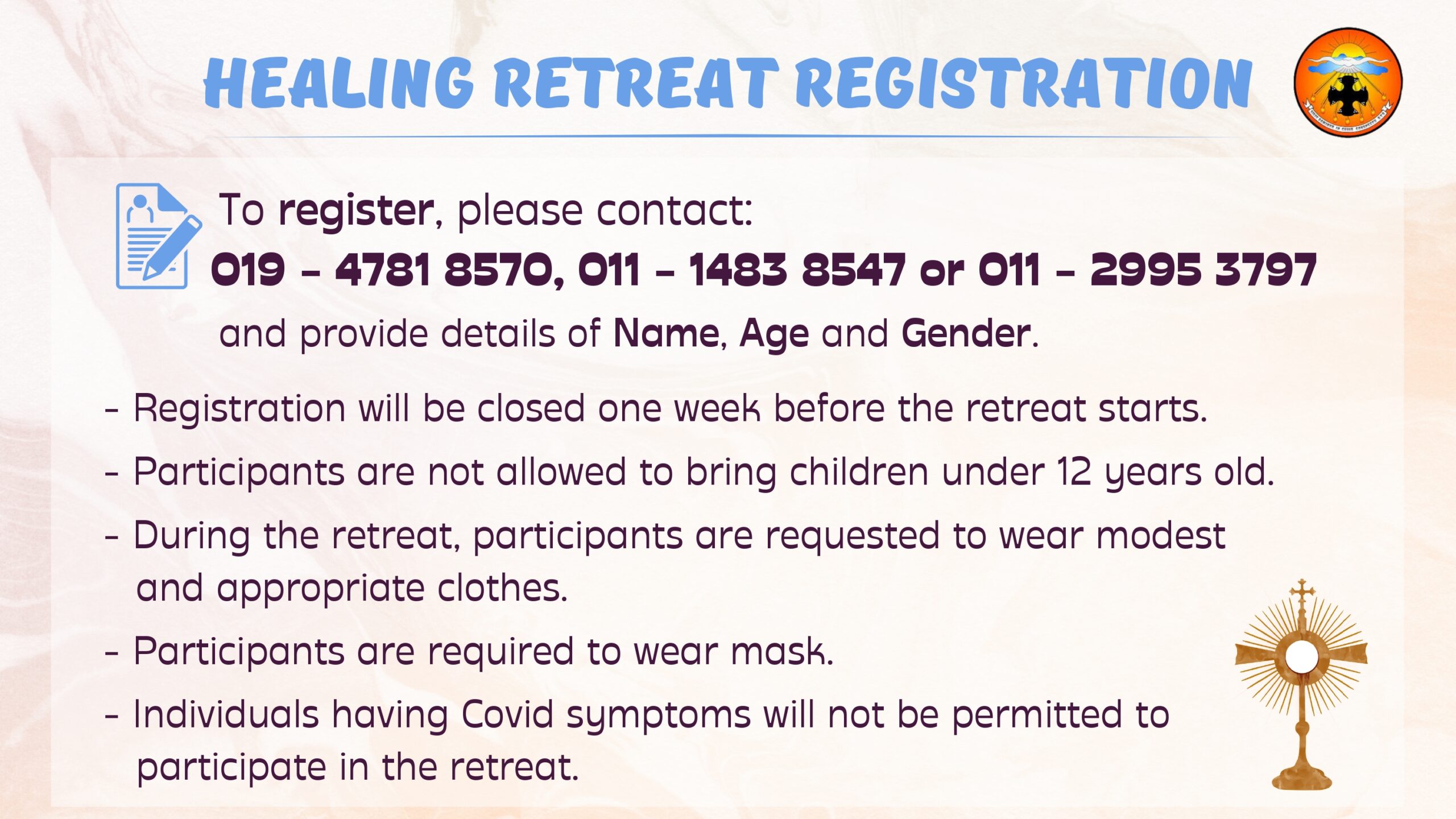 Healing of family tree retreat | Catholic Sabah