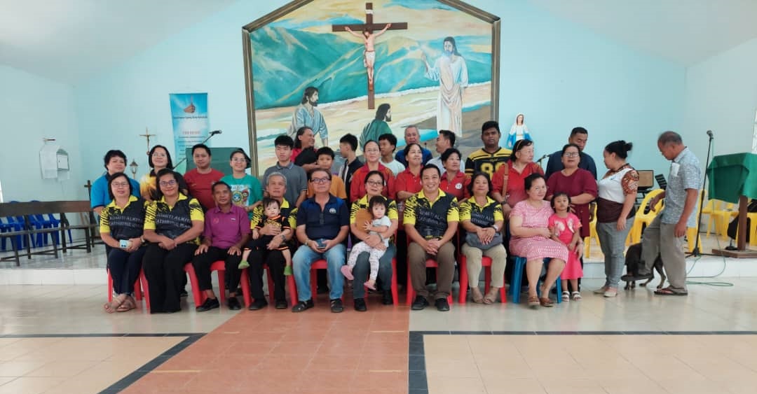 Lawatan Komiti Alkitab St Catherine ke Chapel St Simon, Pulau Penampang ...